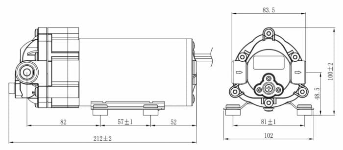Lefoo LFP1400.2W-P 400GPD Su Arıtma Cihazı Pompası - Ethicwater
